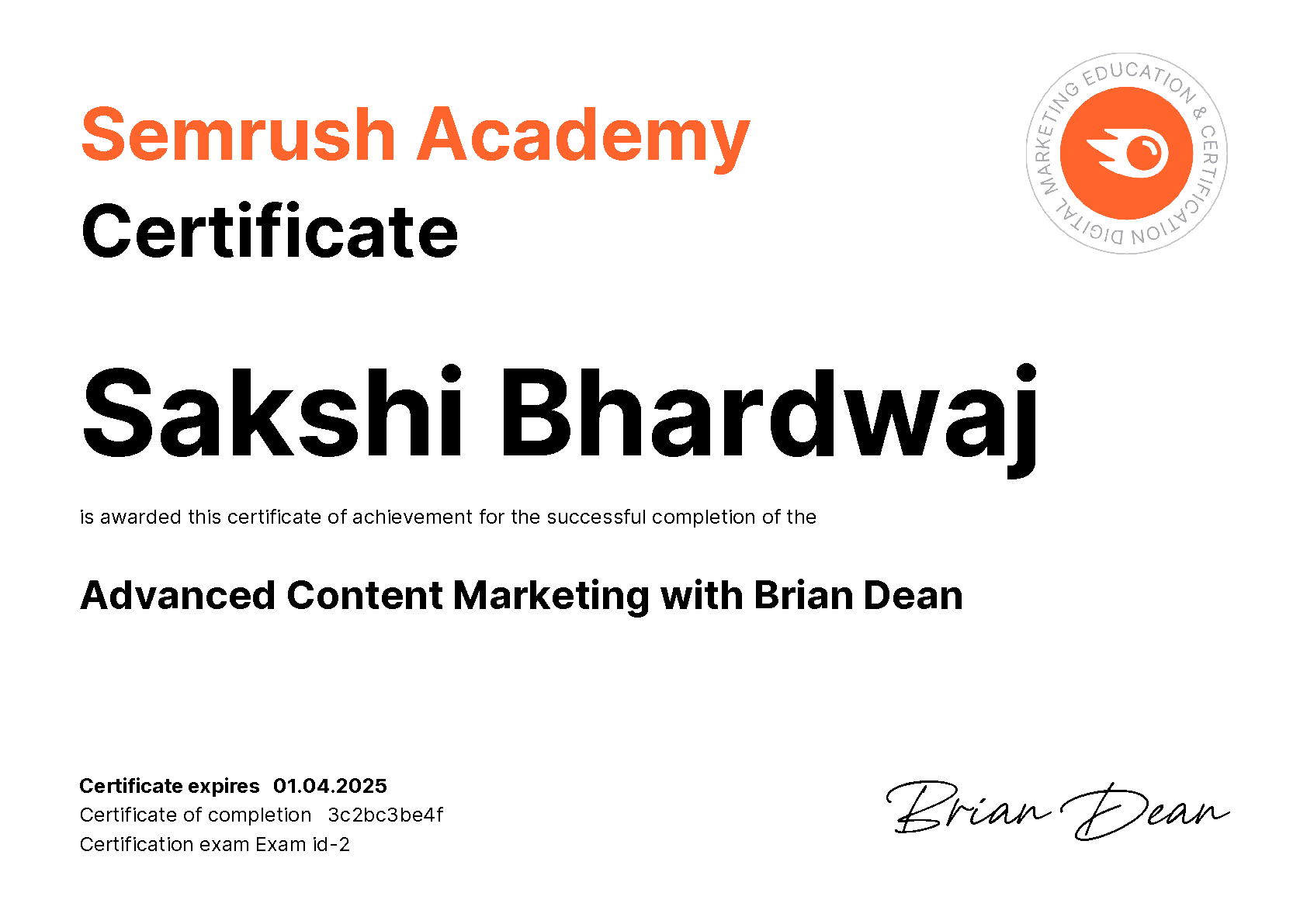 Advanced Content Marketing with Brian Dean