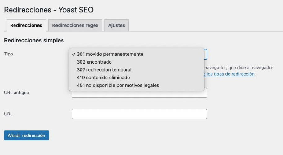 Cómo hacer una redirección en Wordpress