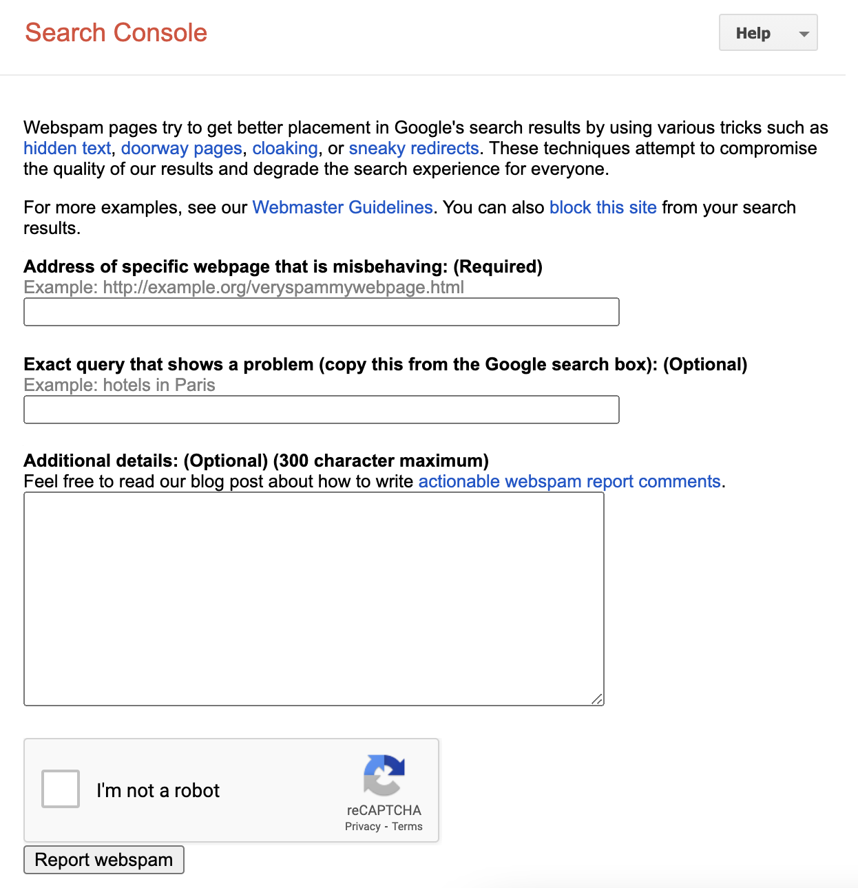 Identifying and Fighting Content Spam