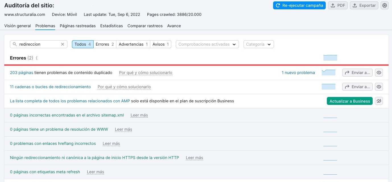 Cómo hacer redirecciones 301 de URL con un archivo .htaccess