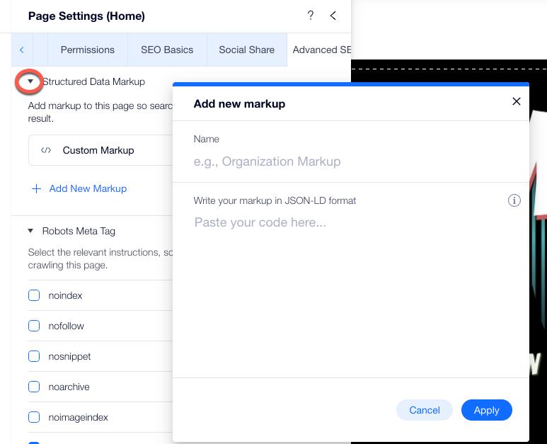 Advanced SEO Tasks when Working with Wix